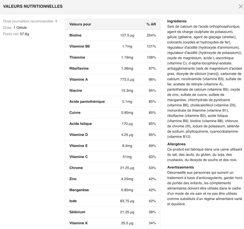 VITAMIN COMPLEX BIOTECH USA • CF7 Sport Nutrition